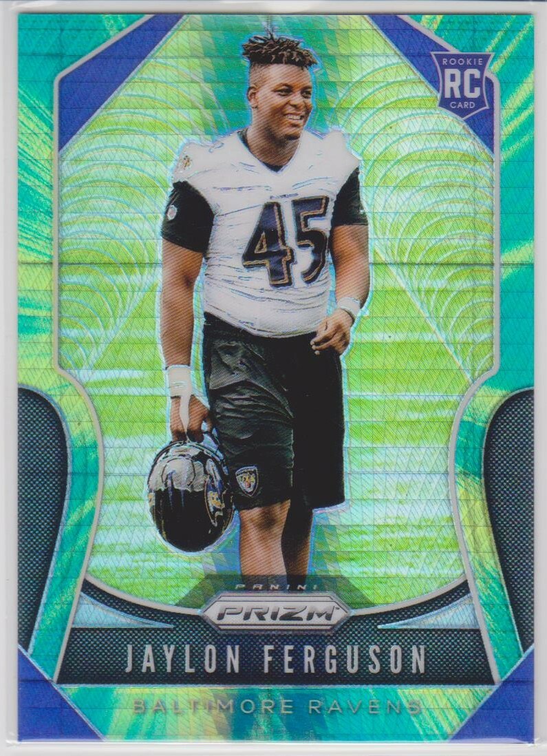 JAYLON FERGUSON 2019 PANINI PRIZM HYPER PRIZM ROOKIE #162/175 LA TECH ...