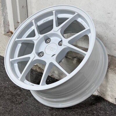 15" TC005 STYLE WHEELS RIMS WHITE 4 LUG 4X100 BRAND NEW SET OF 4 | eBay