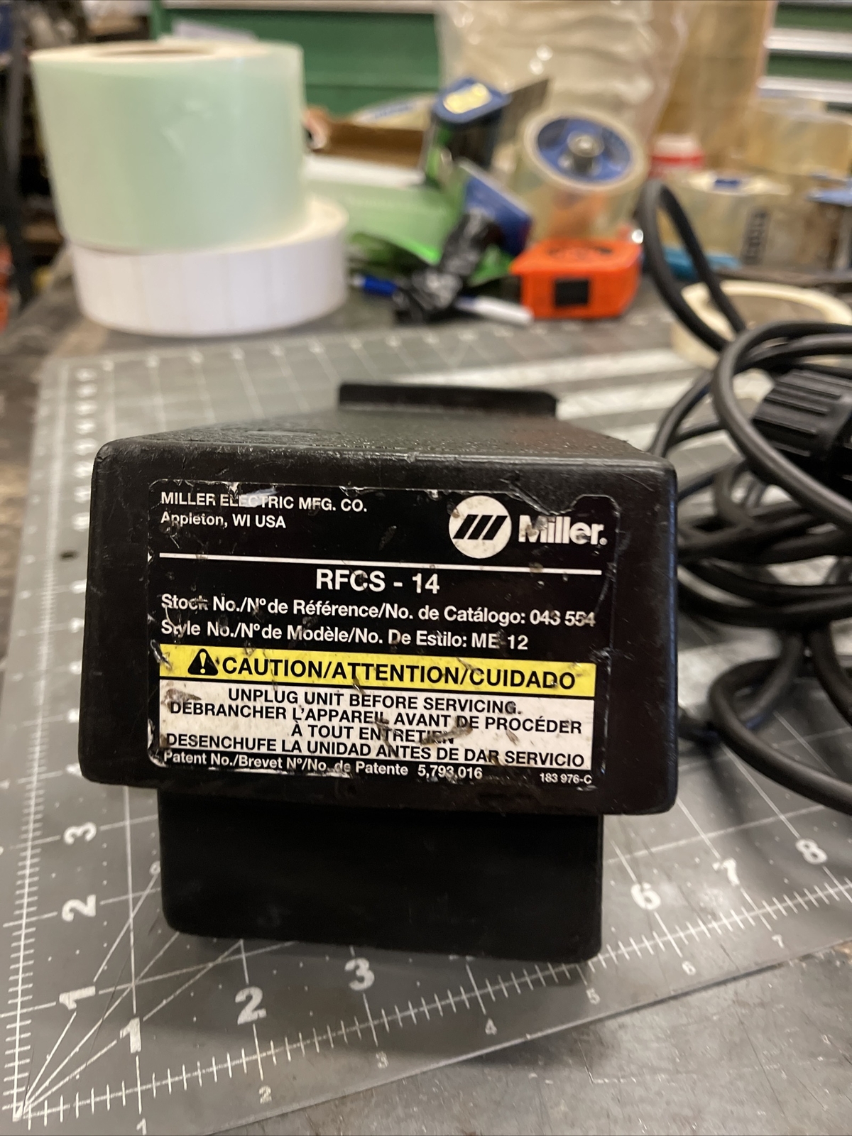 MILLER STK # 043 554 RFCS-14 FOOT CONTROL 14 PIN (ttr52 | eBay