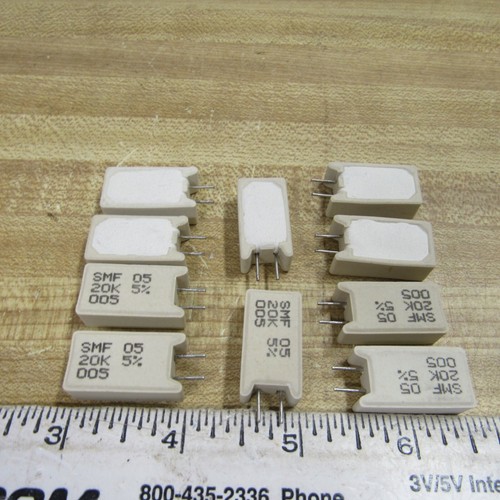 RESISTOR POWER 20K ohm 5W BC Components SMW05W20K Lot of 20 HAM RADIO ...