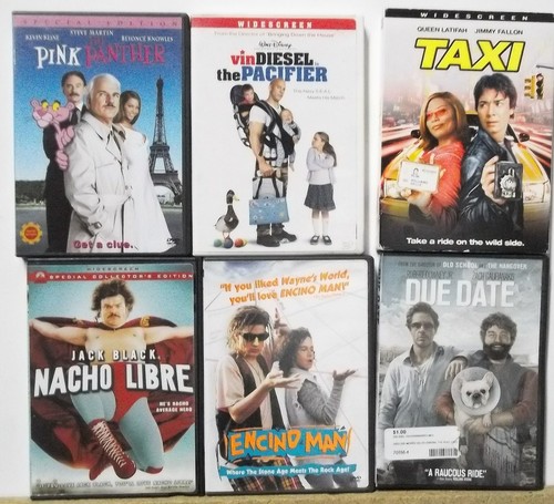 6 COMEDY HUMOR FUNNY FAMILY DVD movies READ LIST INSIDE Lot #M229 FREE ...