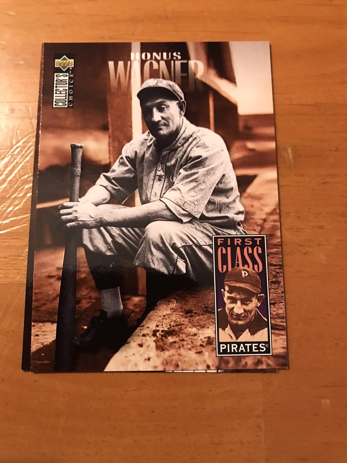 1996+Upper+Deck+Collector%27s+Choice+-+%23504+Honus+Wagner for sale ...