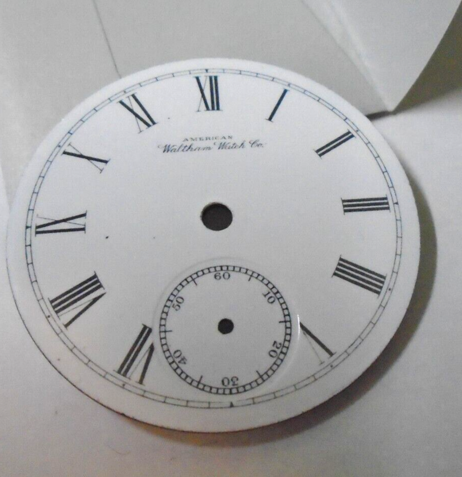 WALTHAM 18 SIZE POCKET WATCH PORCELAIN DIAL HUNTING CASE- NICE ...