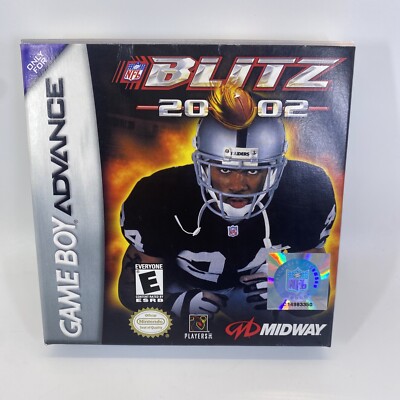 NFL Blitz 2002 for the Nintendo Game Boy Advance- Complete Damaged Box ...