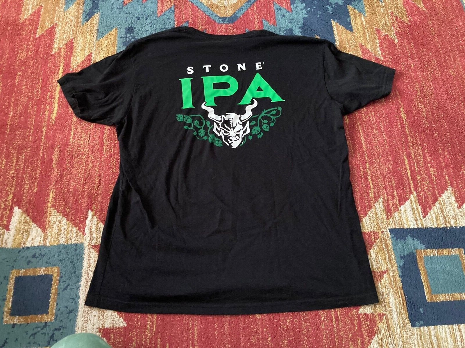 Mens Sz 2XL Stone Brewing Stone IPA Demon Gargoyle T-… - Gem