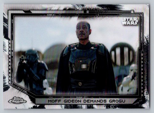 2021 Topps Star Wars Chrome Legacy Moff Gideon Demands Grogu #155 | eBay