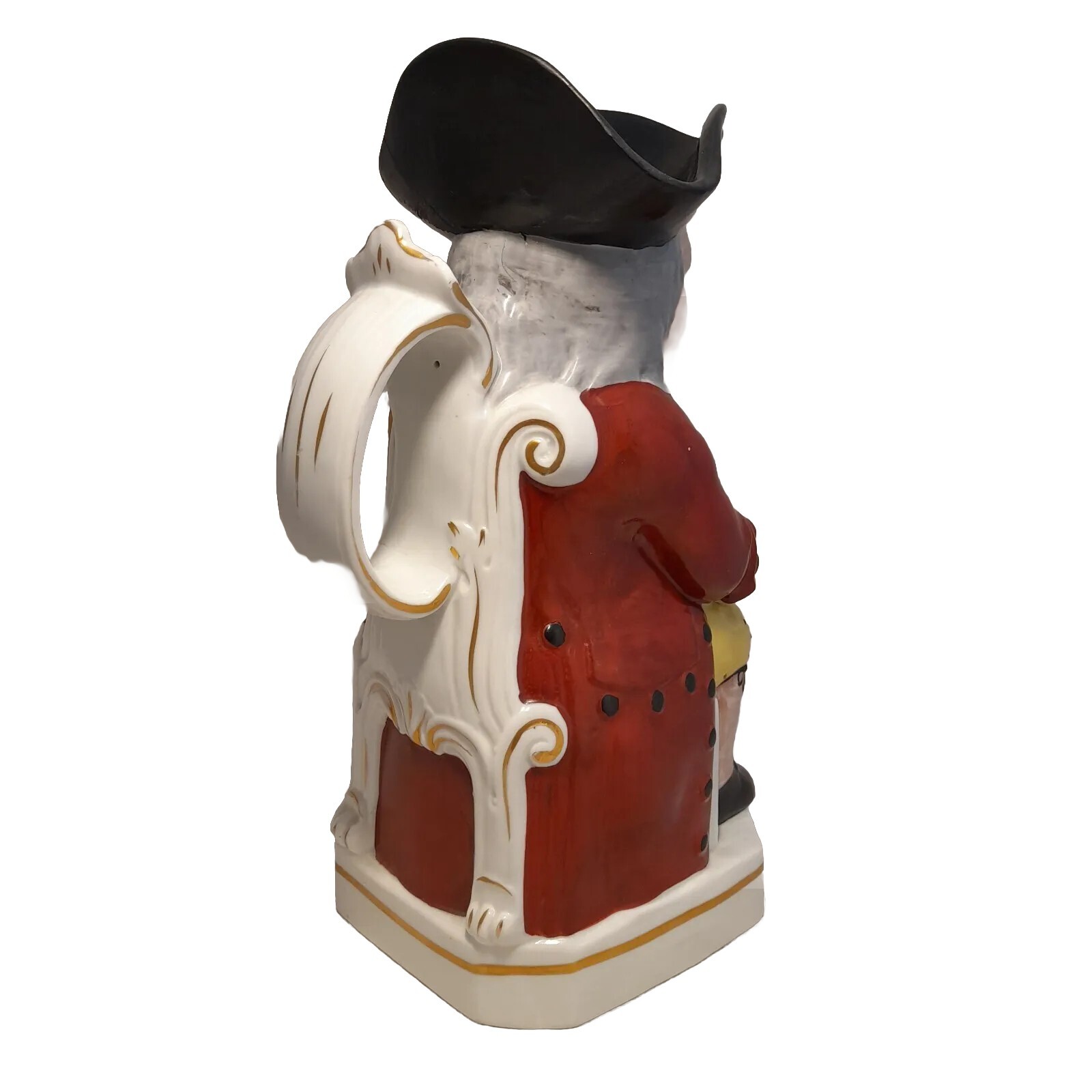 Antique Edme Samson Porcelain Ordinary Toby Jug with Foaming Flagon ...