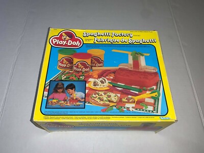 Vintage 1980's PLAY-DOH SPAGHETTI FACTORY PLAY SET KENNER IN BOX ...