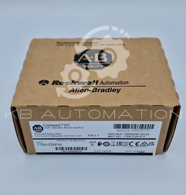 1769-OW16 CompactLogix digital output module, 16x AC/DC relay outputs ...