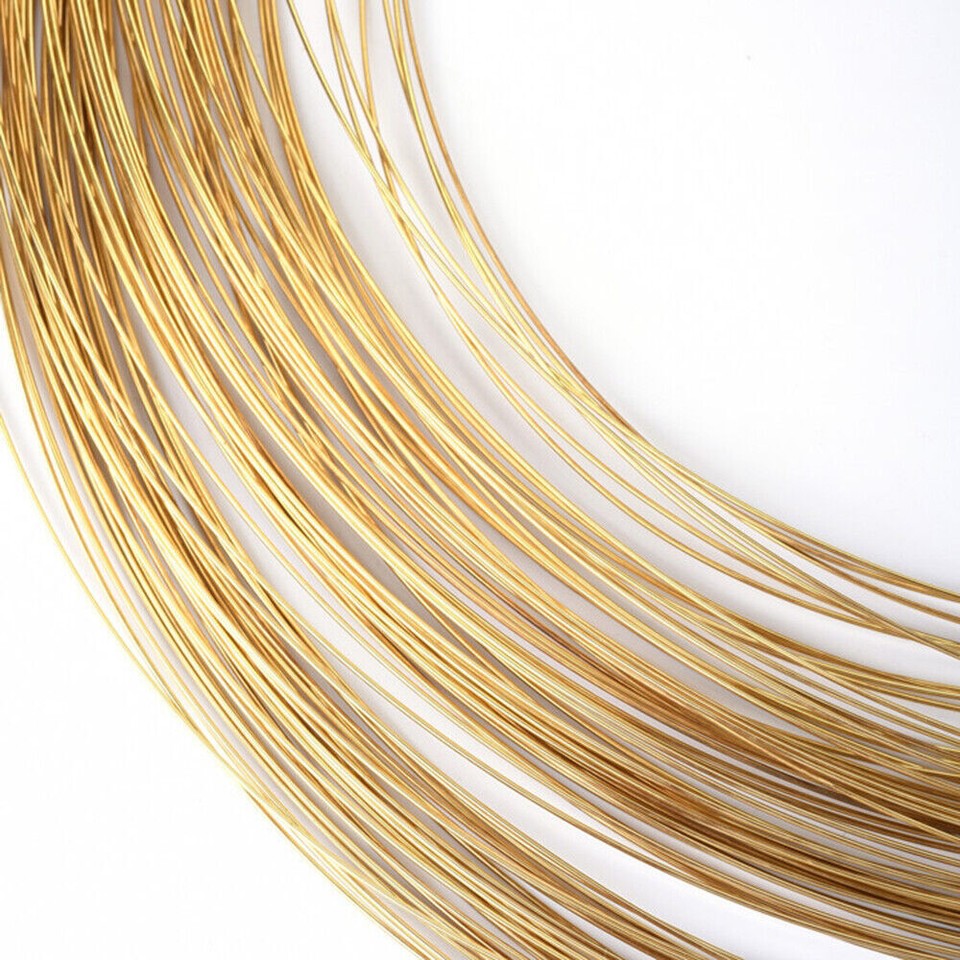 5M 10M Round Brass Wire Solid H62 Brass Wire Craft Wire Uncoated Bare 0 ...
