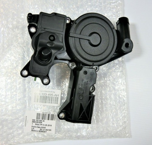Genuine OEM Volkswagen Audi 06H-103-495-AH Oil Separator PCV Valve ...