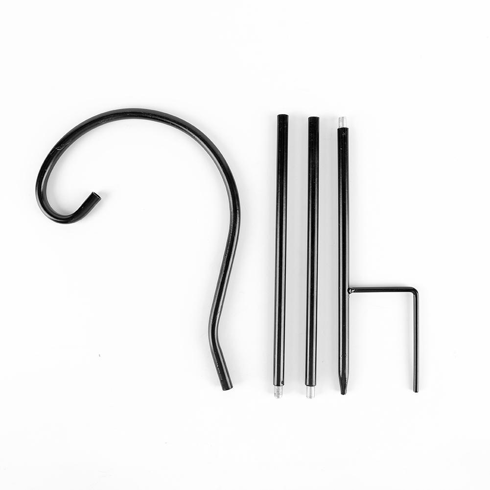 Watering Can Hanging Lantern Bracket Metal Stand Garden Sprinkler LED ...