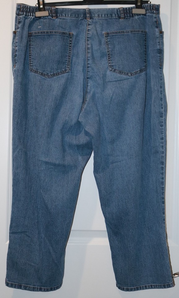 Jean Capris Size 16 Ruby Rd. 5 Pocket Blue Denim Jeans High Rise ...
