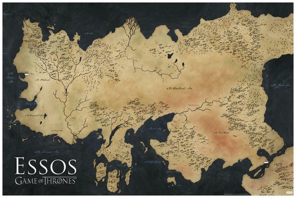 Essos Detailed Map