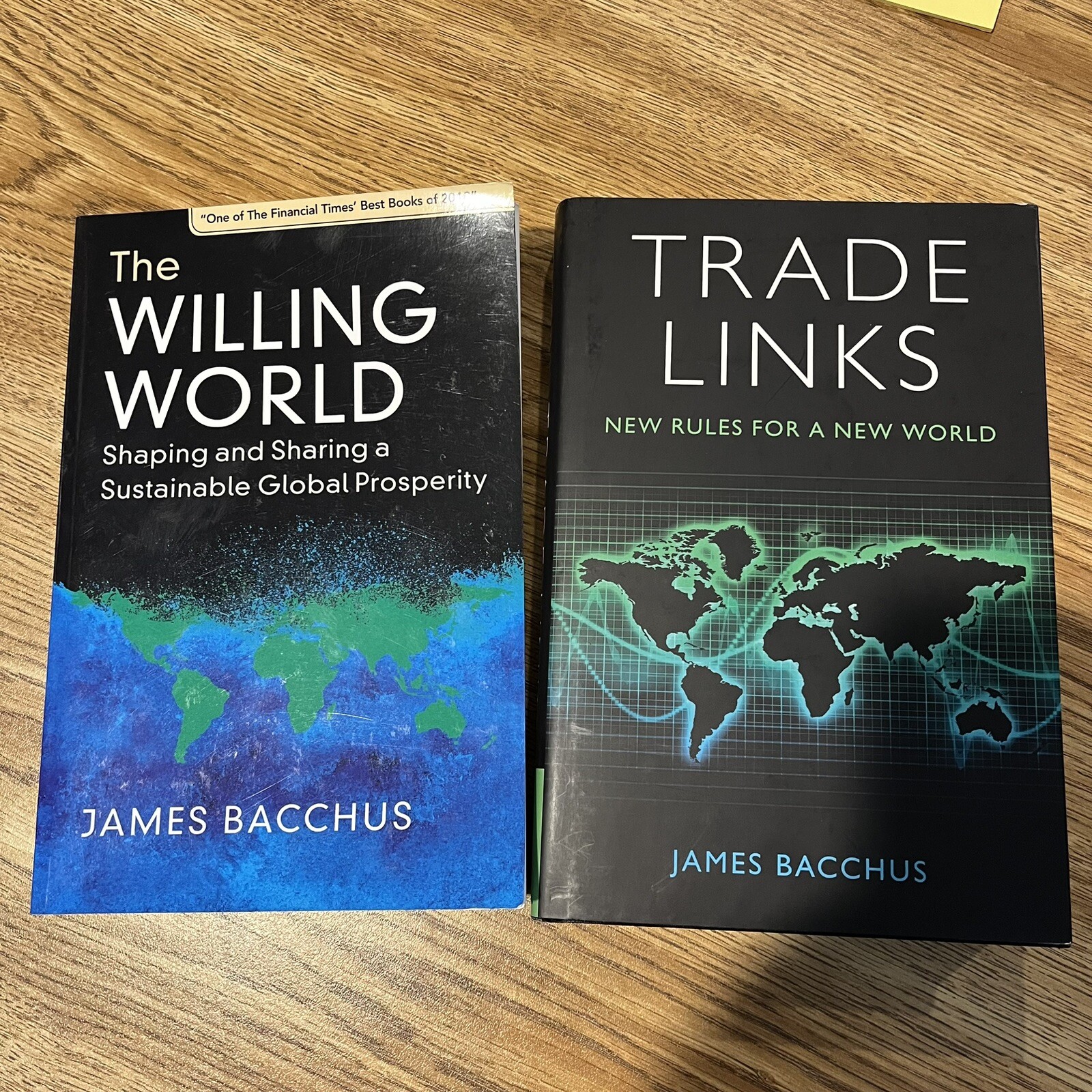 James Bacchus Trade Links Hardback & The Willing World Softcover Lot of ...
