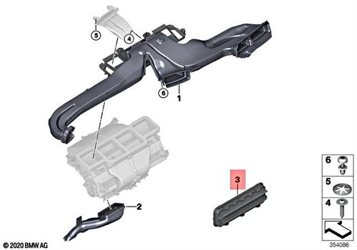 BMW OEM 06-10 550i Rear Bumper-Vent 64229303806 | eBay