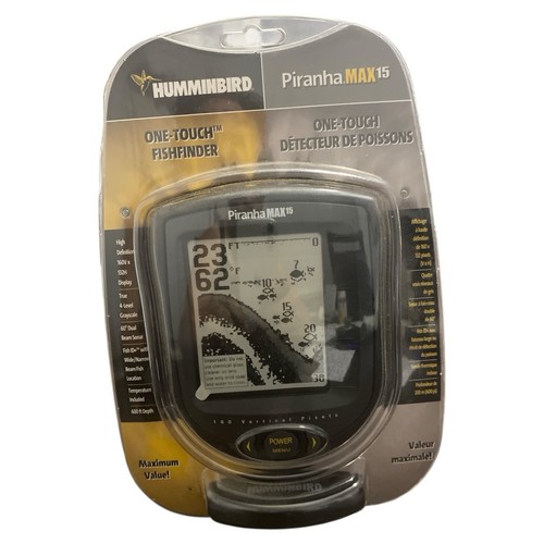 Hummingbird Piranha Max 15 One-Touch Fish Finder 600 feet depth NIB ...