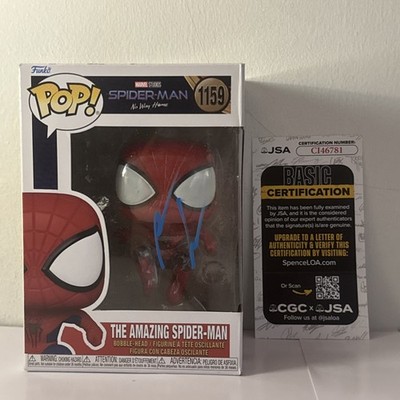 Andrew Garfield Signed Amazing Spider-Man No Way Home Funko Pop! #1159 ...