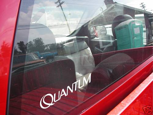 QUANTUM bait cast fishing decal reel bass boat rod fish | eBay