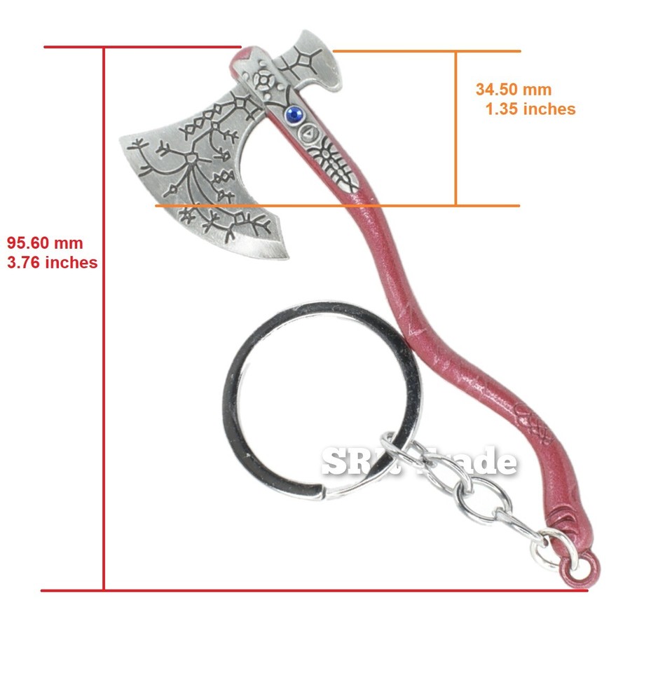God Of War Ragnarok Keyring Keychain Kratos Blade of Chaos Leviathan ...