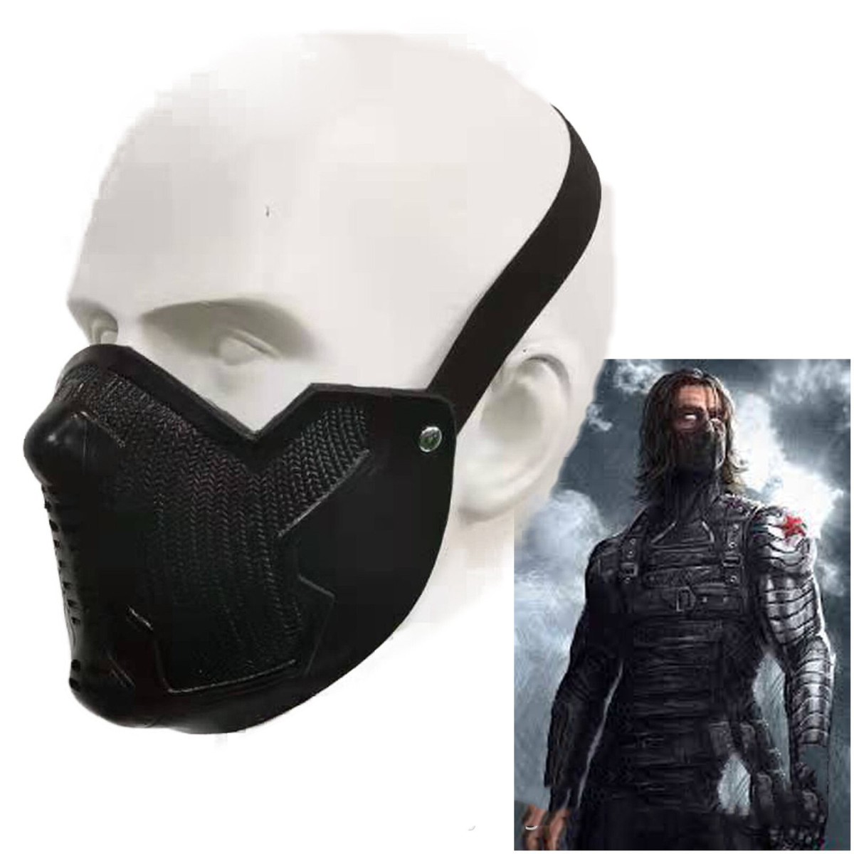 Bucky Barnes Winter Soldier Movie Mask