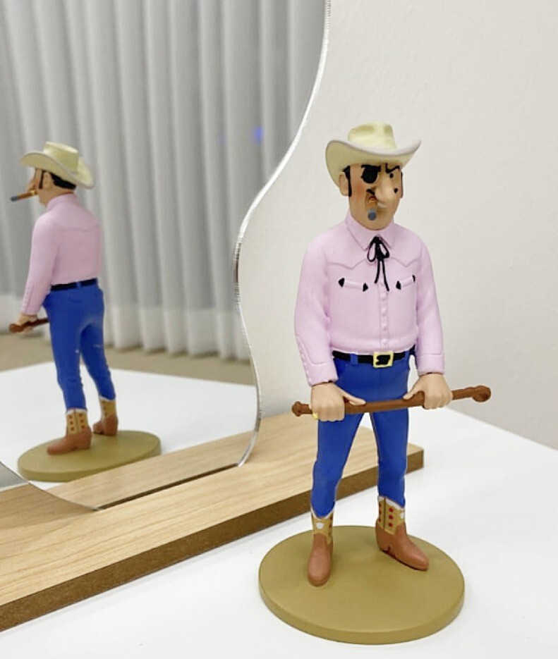 HERGE TINTIN Rastapopoulos holding a whip Resin Standing Figure ...