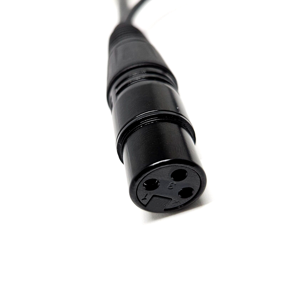 3-Pin XLR DYNAMIC MIC to 8-Pin Modular RJ45 YAESU/FLEX TRX Adapter HS ...