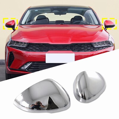 For Kia K5 EX LXS 2021-2023 Rear Side View Mirror Chrome Cover Trim ...