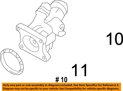 VOLVO OEM 15-18 S60-Engine Coolant Thermostat Housing 31686560 | eBay