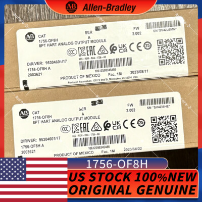 brand new Allen Bradley AB 1756-OF8H /A ControlLogix HART Analog Output ...