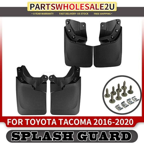 Splash Guards Mud Flaps Mudguard for Toyota Tacoma 2016-2020 Front&Rear ...