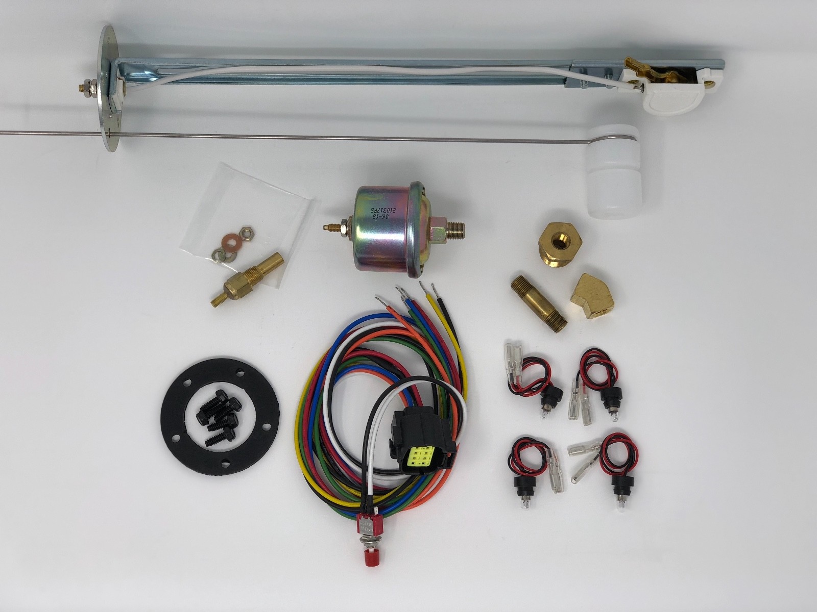 1955-1959 Chevy Truck 5 Gauge Dash Cluster Black | Analog & Digital ...