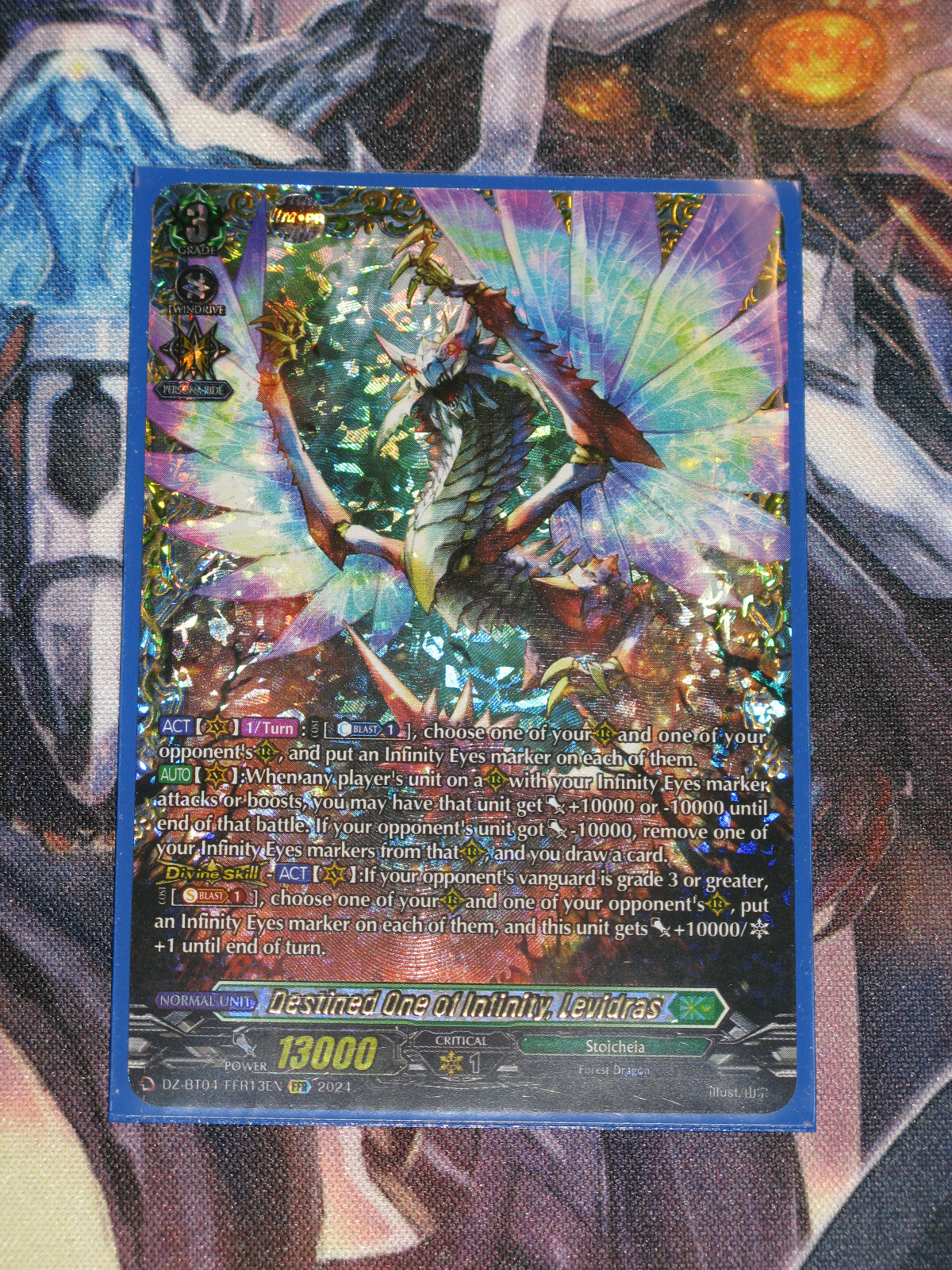 Cardfight Vanguard DZ-BT04/FFR01EN Destined One of Infinity, Levidras ...