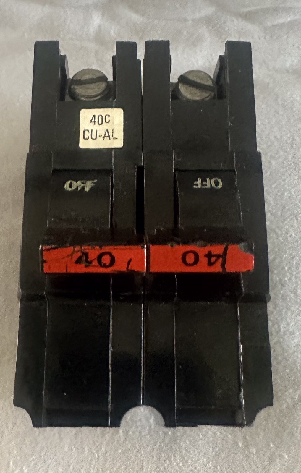 Federal Pacific 40 Amp 2 Pole Type NA Circuit Breaker FPE Stab-lok ...