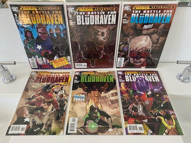 CRISIS AFTERMATH: BATTLE FOR BLUDHAVEN #1-6 NM COMPLETE SET RUN (DC ...