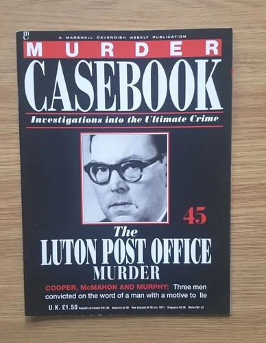 Murder Casebook. Issue 45. 'The Luton Post Office Murder' | eBay UK