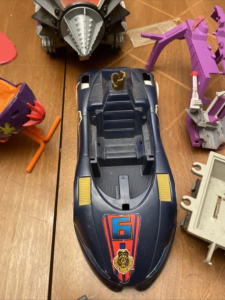 Vtg Toy Vehicle Lot W/ TMNT Mutant Module Drill, Food Fighter Combat ...