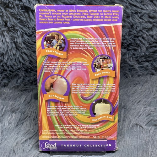 Unwrapped: Kid Kravings VHS 2002 Marc Summers Food Network Takeout ...