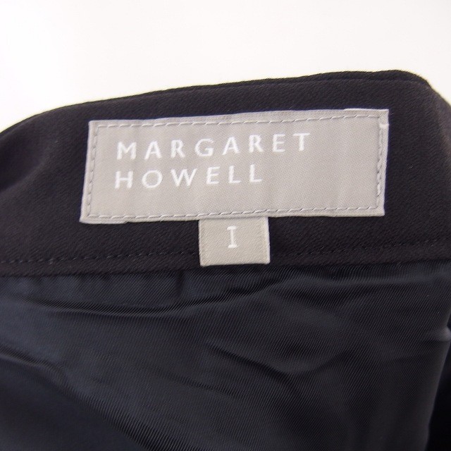Margaret Howell Pleats Tuck Wrap Skirt Wool Black Knee Length US 1 Used ...