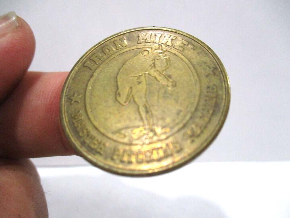 IRON MIKE MASTER PITCHING MACHINE token VTG no cash value medallion ...