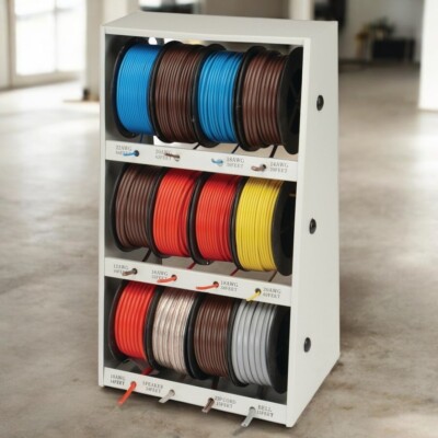 400 ft Electrical Wire Spool Rack Holder Reel Dispenser Copper Wire AWG ...