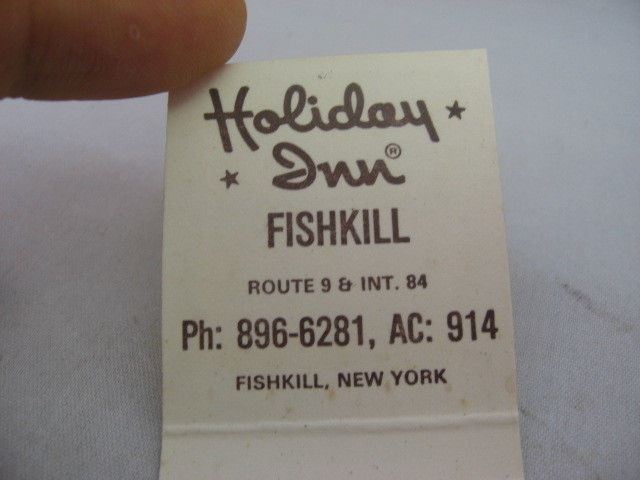 Vintage Matchbook: Holiday Inn Fishkill New York | eBay UK