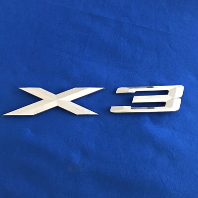 2004-2010 BMW X3 REAR LIFT GATE LIFTGATE BMW CHROME EMBLEM BADGE OEM | eBay