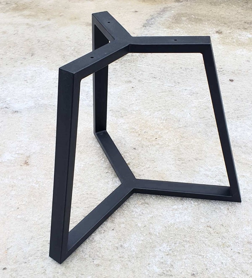 Metal Coffee Table Base Leg Full Frame Steel Table Frame Powder Coated ...