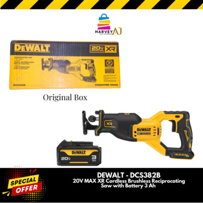 DeWalt DCS382B 20V MAX XR Brushless Cordless Reciprocating Saw with ...