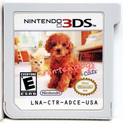 Nintendogs + Cats Toy Poodle & New Friends - Nintendo 3DS Pristine ...