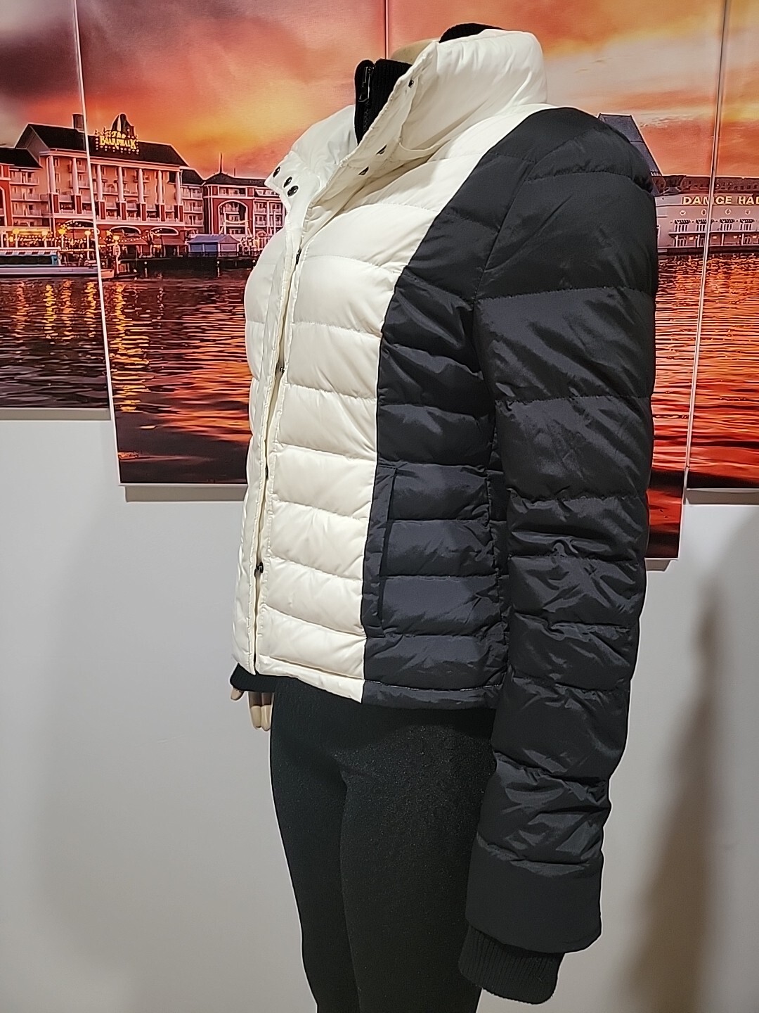 THEORY X UNIQLO Collab Down Puffer Jacket Sz M Zip & … - Gem