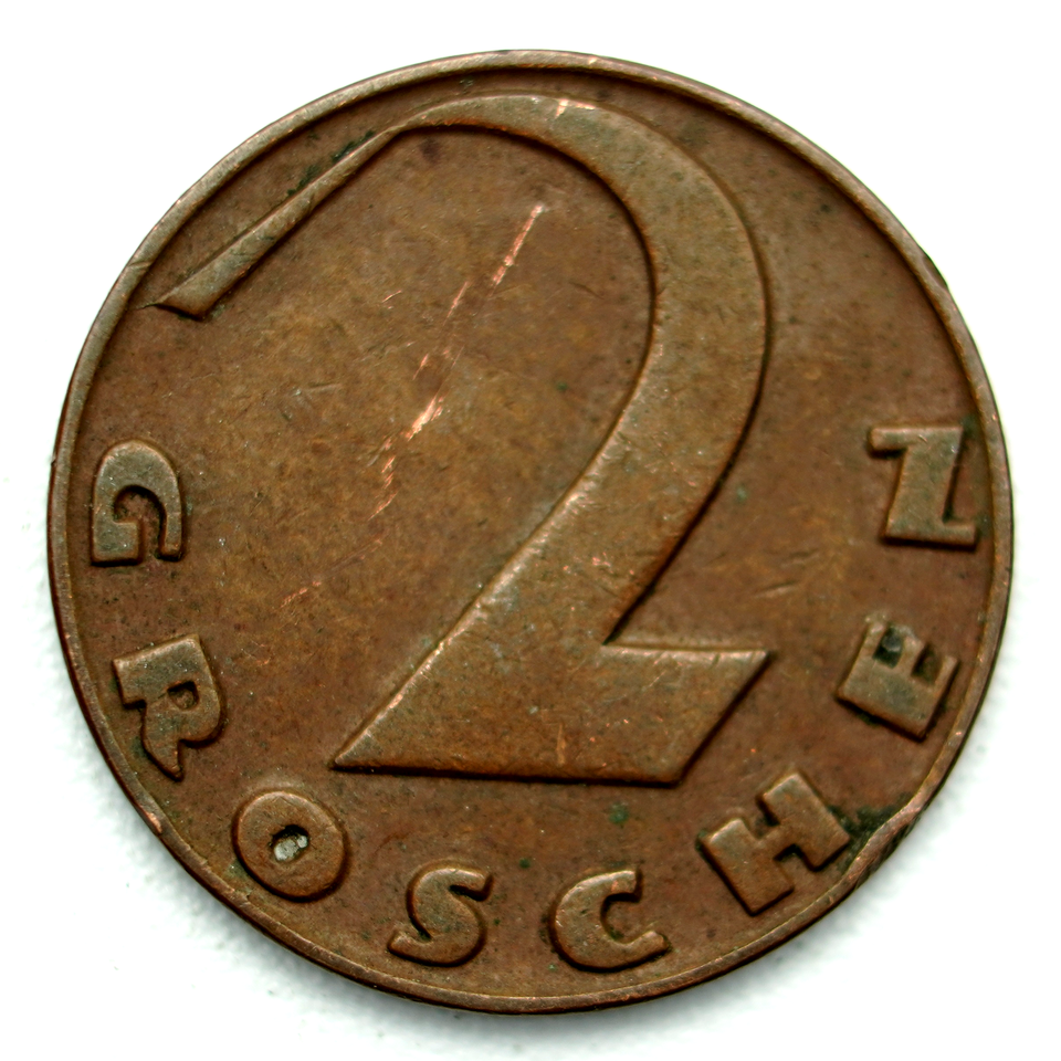1929 Austria 2 Groschen Coin, km2837 - Beautiful Coin 🇦🇹 Free Shipping ...