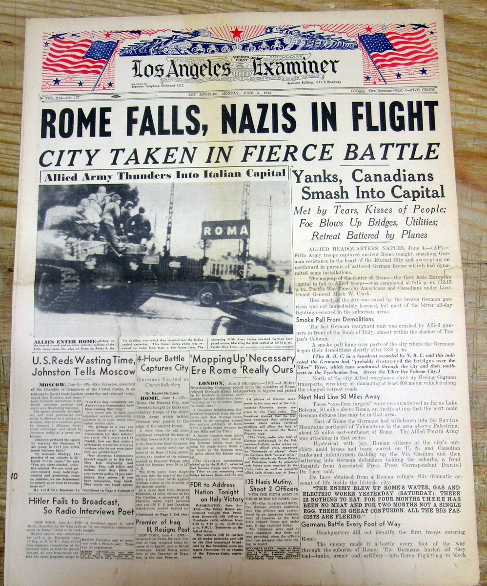 Fall Of Rome Newspaper In English