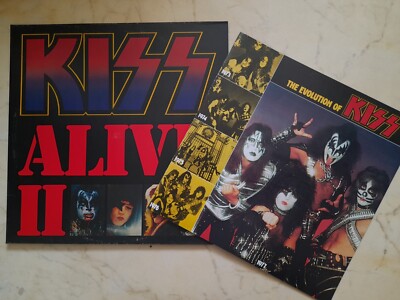 Kiss Alive II *1977 German SS Dolp + Booklet + Innersleeves*Casablanca ...